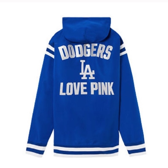 PINK Victoria's Secret | Jackets & Coats | Los Angeles Dodgers Anorak ...